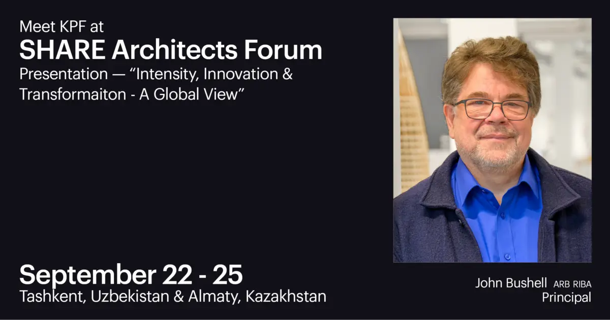 John Bushell Presents at the 2025 SHARE Architects Forums in Kazakhstan ...